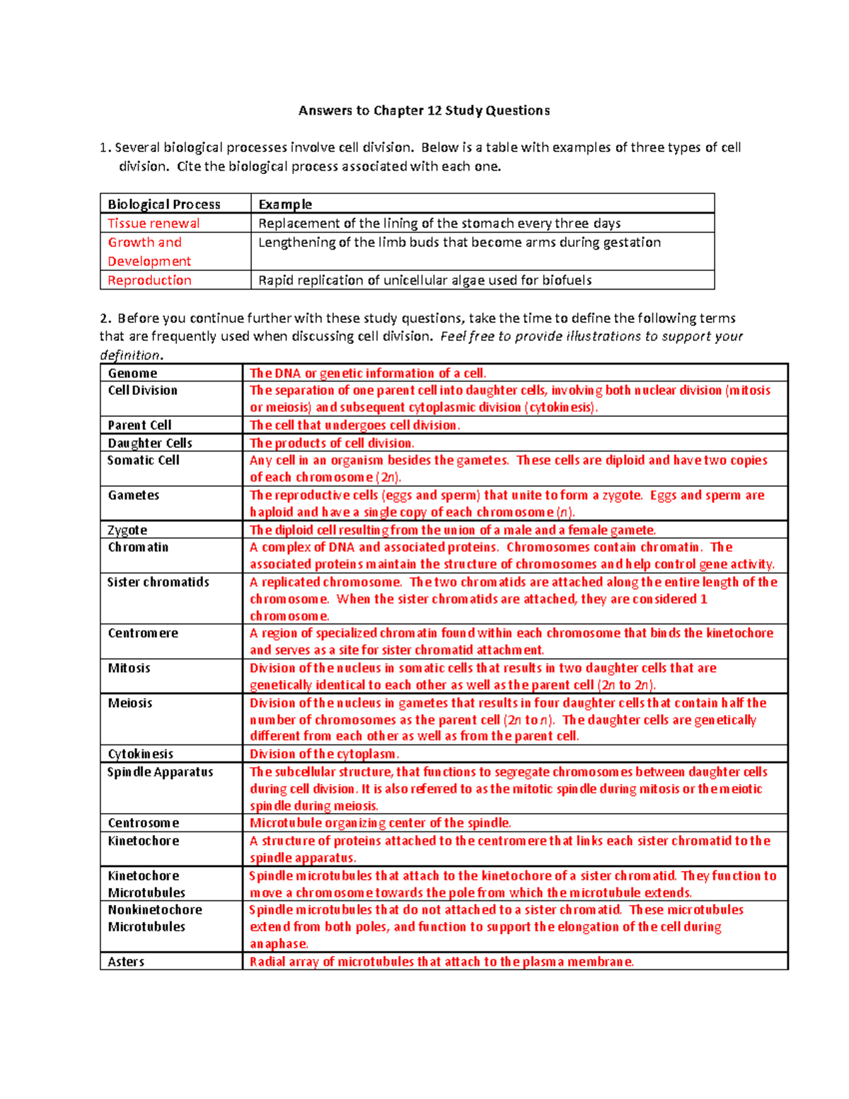 Chapter 12 Study Guide Answers - Warning: TT: undefined function: 32 Answers to Chapter 12 Study ...