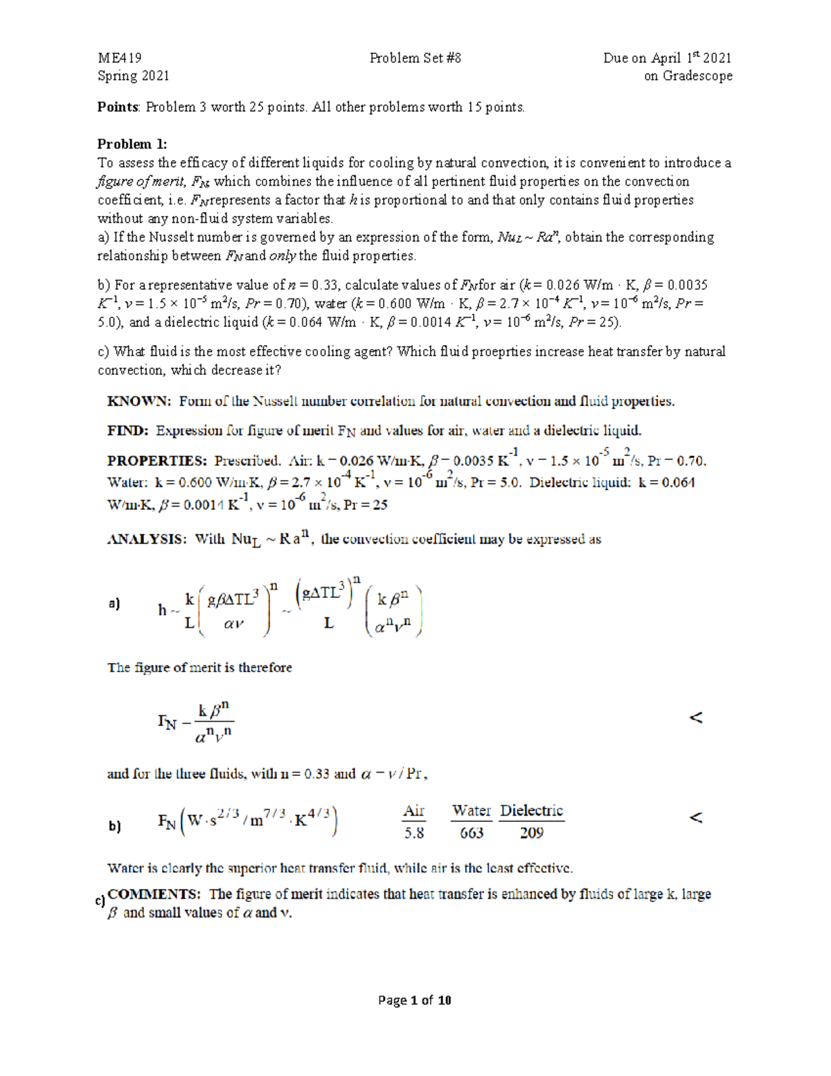 ME419 SP2021 Problem Set 8 with solutions - Spring 2021 on Gradescope Points : Problem 3 worth ...