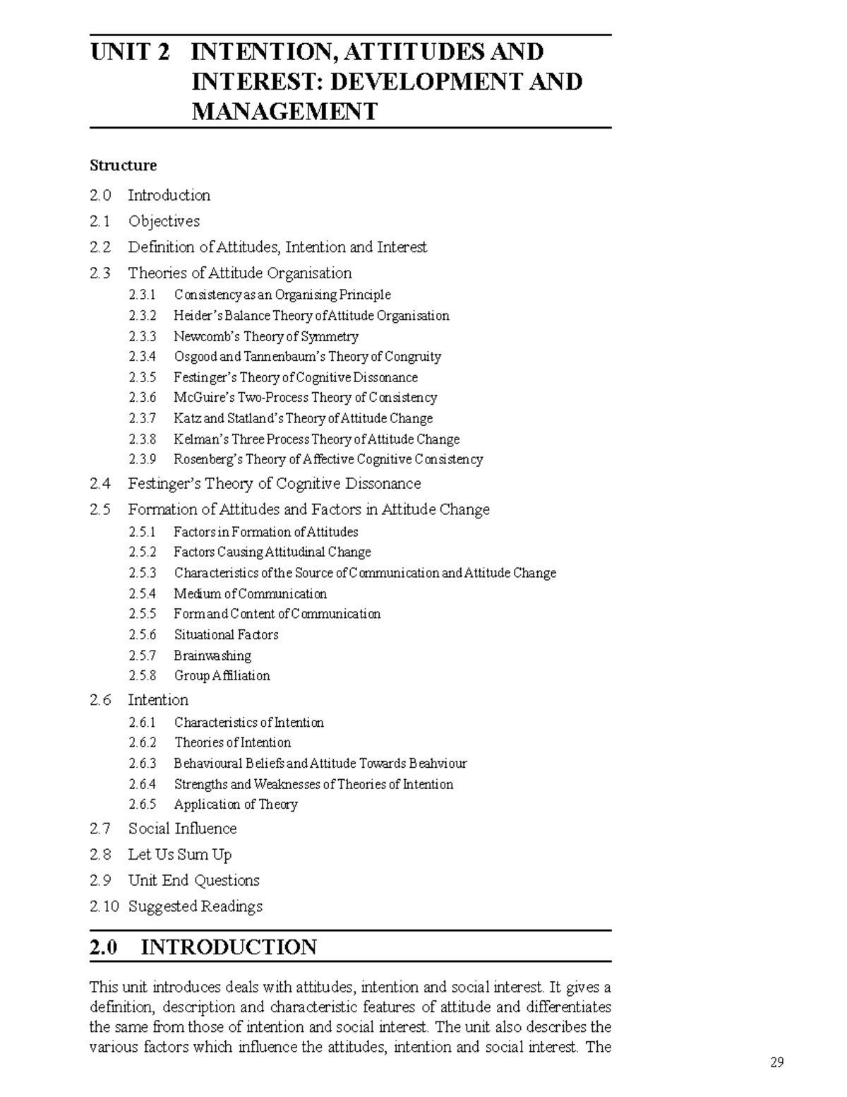 Unit-2 - Very good - Introduction to Social Behaviour – Concept Perceiving and Behaving, Social ...