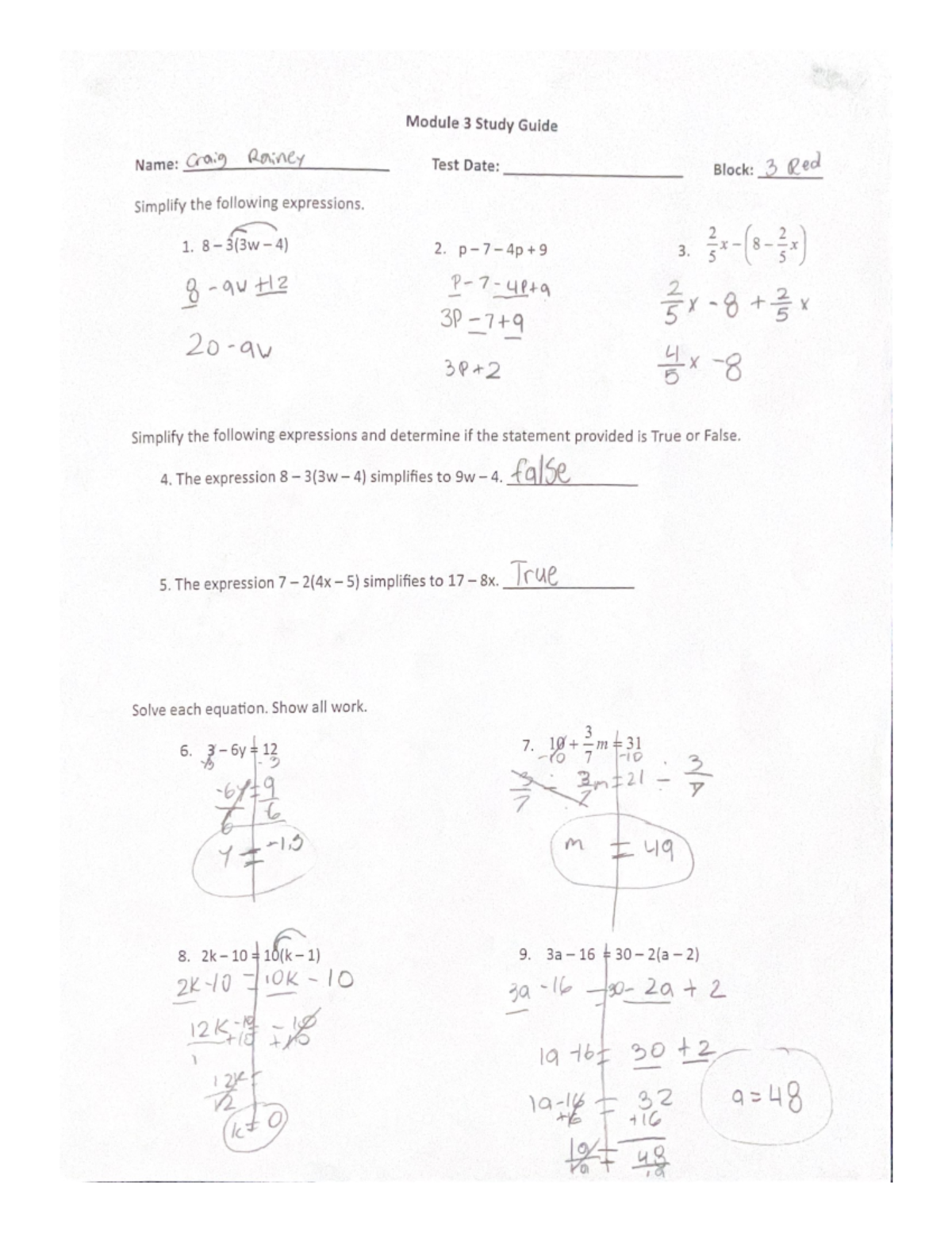 Module 3 Study Guide - Studocu