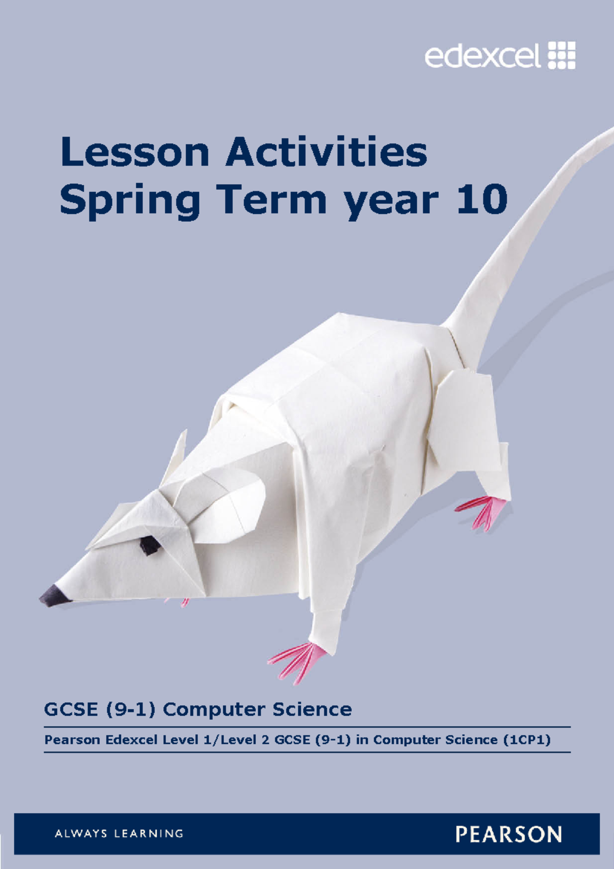 CS spring booklet 19 - CLASS WORK - Lesson Activities Spring Term year ...