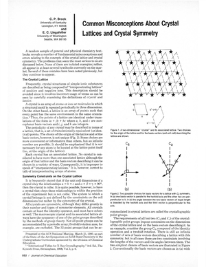 How to read the International Tables for Crystallography - 1150 doi:10 ...
