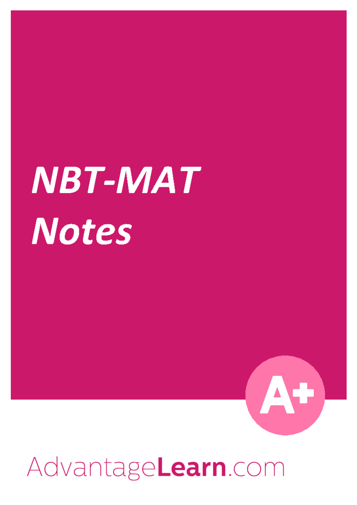 Copy of Nbt Mat Notes - NBT-MAT Notes NOTES Quadratic Pattern ...