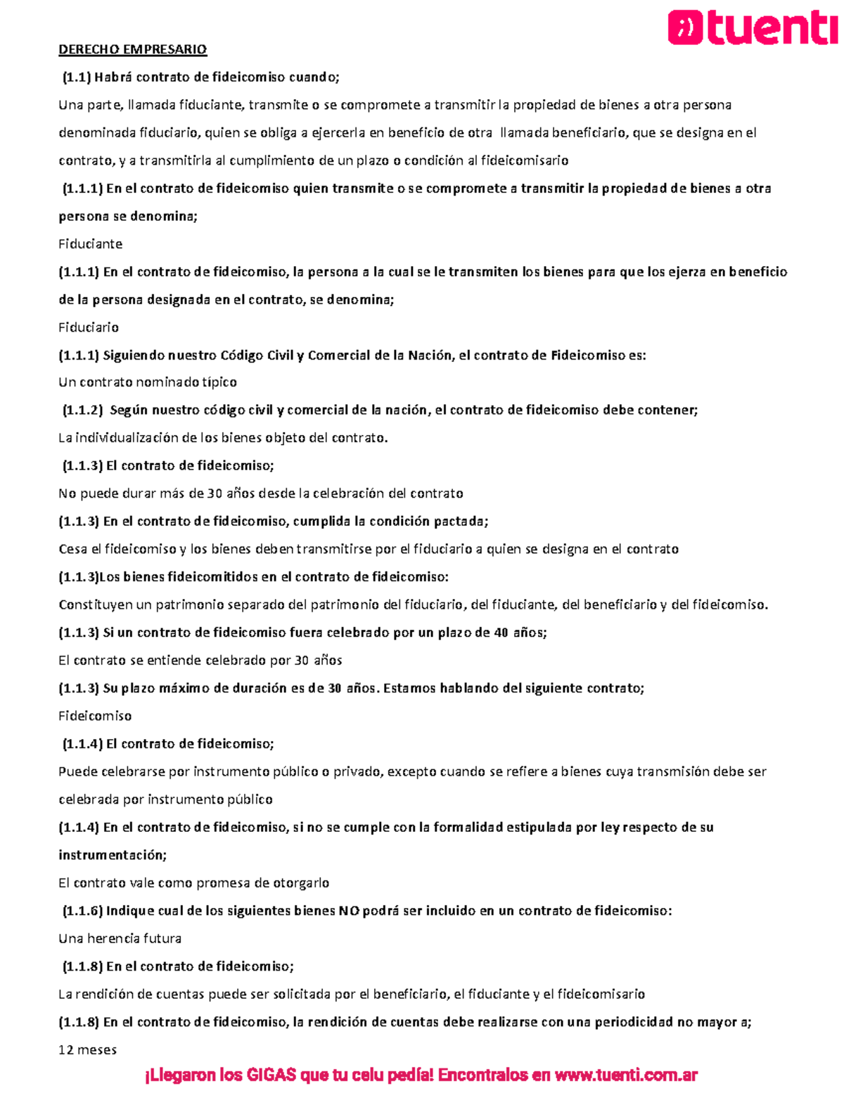 PARCIAL 2019, preguntas y respuestas - Warning: TT: undefined function: 32 DERECHO EMPRESARIO (1 ...