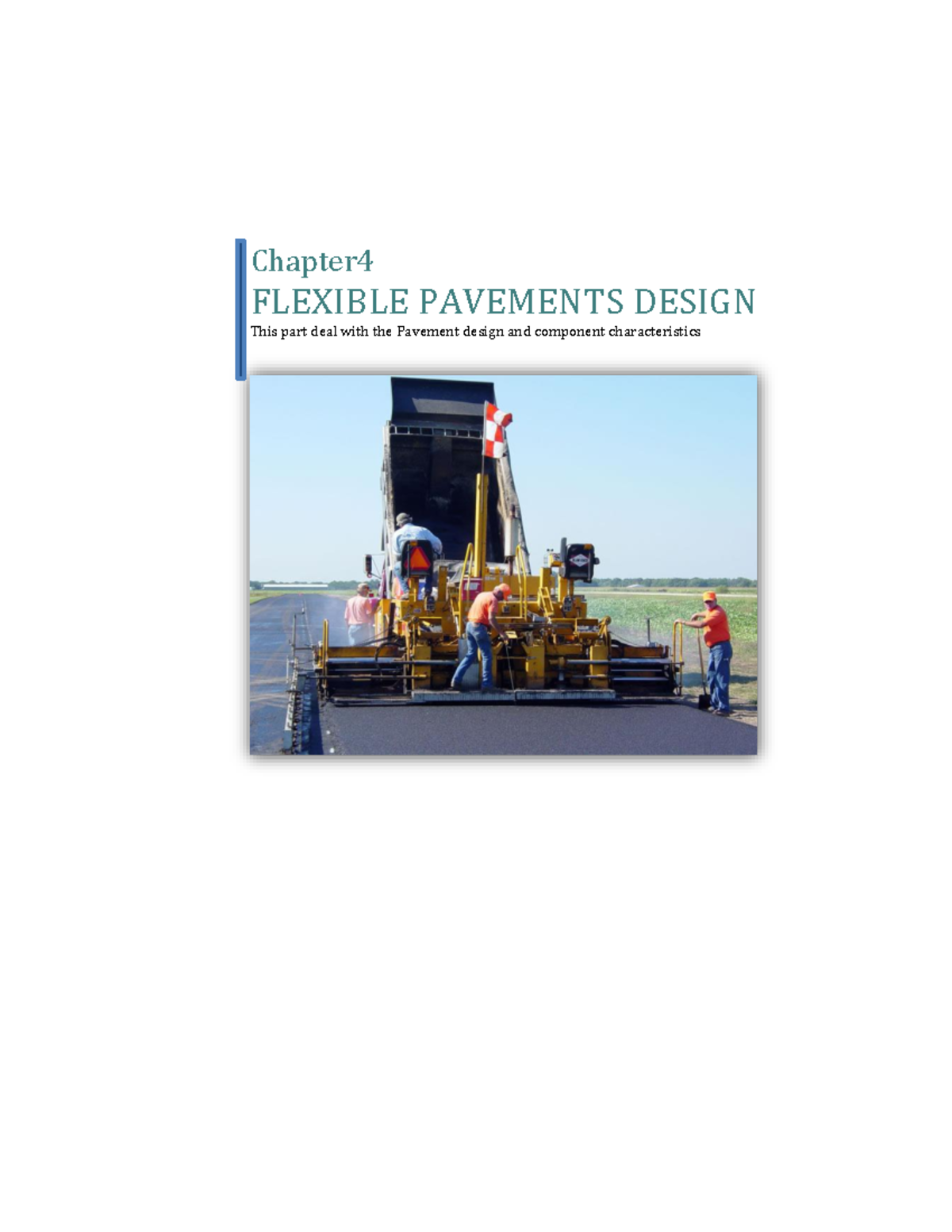CH-4 Pavements Design Final 30-05-2021 - Chapter FLEXIBLE PAVEMENTS ...
