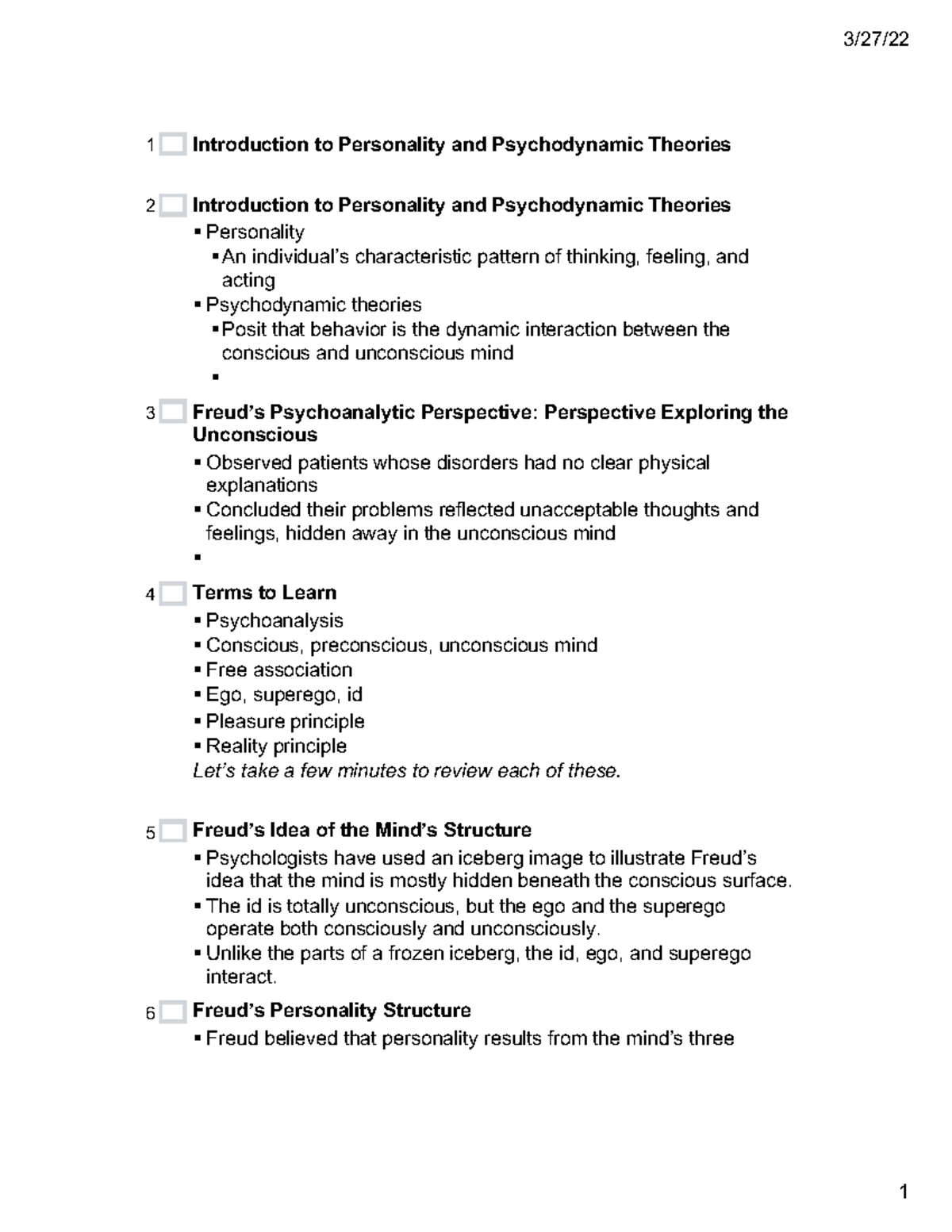 Myers 12emods lectureslides mod45 - PSYC U101 - USC Upstate - Studocu
