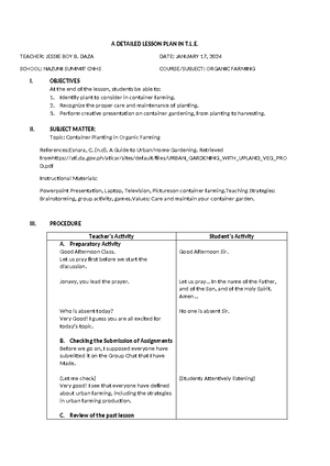 Accomplishment-Report Week #3 - REPUBLIC OF THE PHILIPPINES ILOILO ...