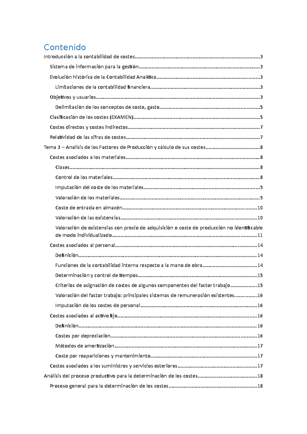 Apuntes - Contenido Introducción a la contabilidad de - Studocu