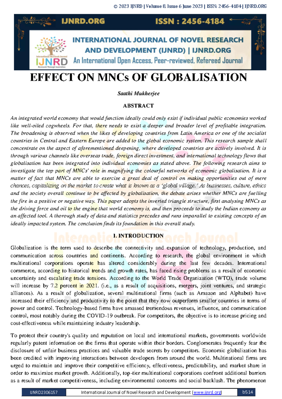 MNC and globalisation - EFFECT ON MNCs OF GLOBALISATION Saathi ...