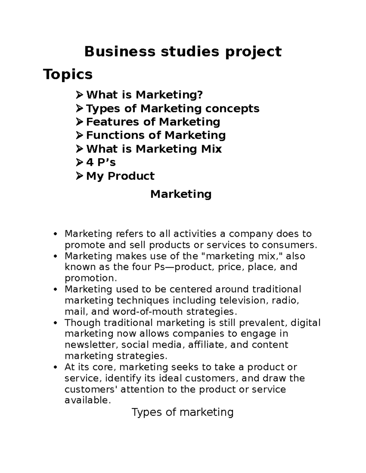 Business studies project - Business studies project Topics What is ...