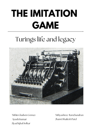 Alan Turing Life and Legacy Project - The Life and Legacy of Alan ...