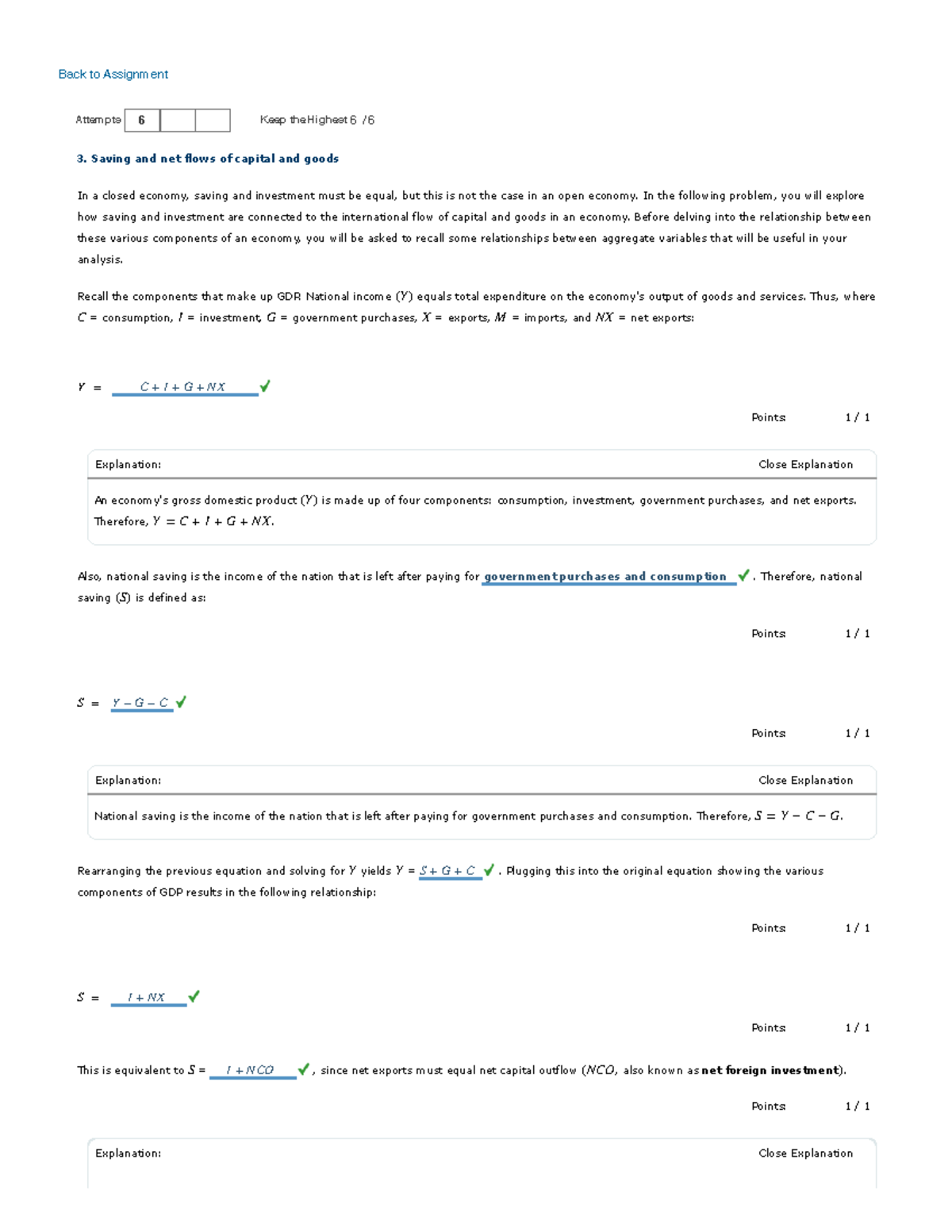 Quiz 7 ? three - Points: 1 / 1 Close Explanation Points: 1 / 1 Points: 1 / 1 Close Explanation ...