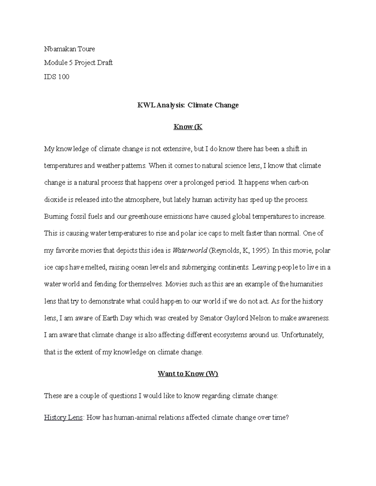IDS 100 Module 5 Project Draft-researching your topic - Nbamakan Toure ...