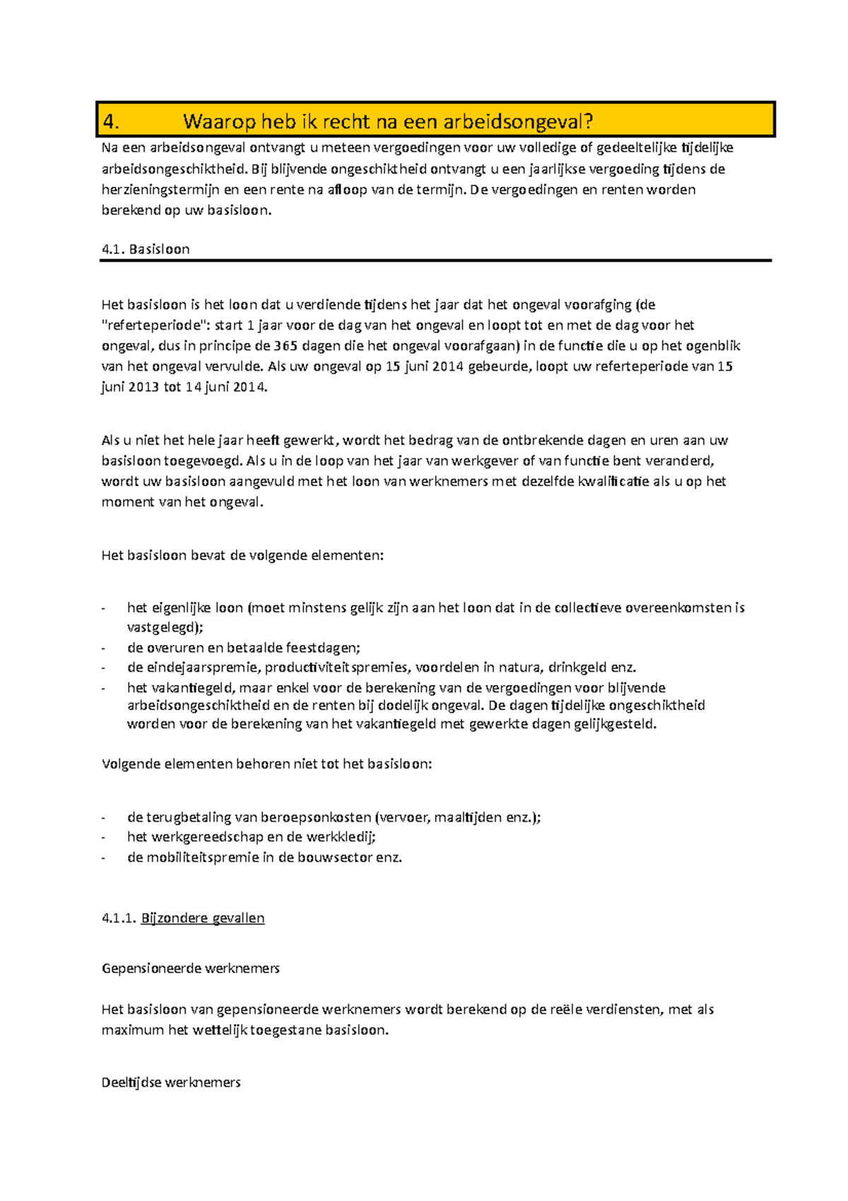 Schadeverzekering hoofdstuk 3 - 4. Waarop heb ik recht na een ...