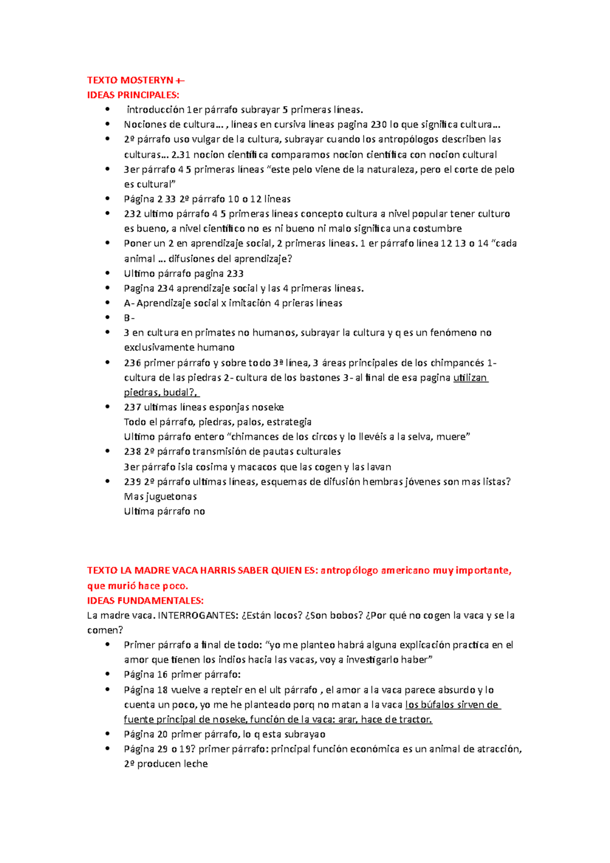 Ideas principales texto monterin y harris - TEXTO MOSTERYN +IDEAS ...