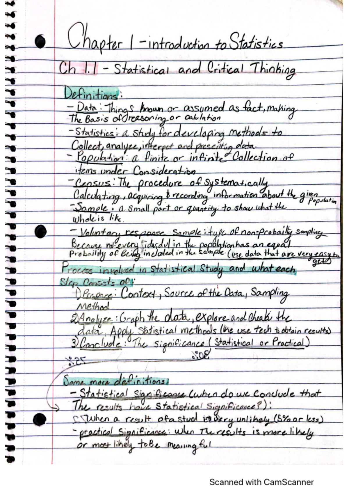 chapter 1 - introduction to statistics - MATH 115 - Studocu