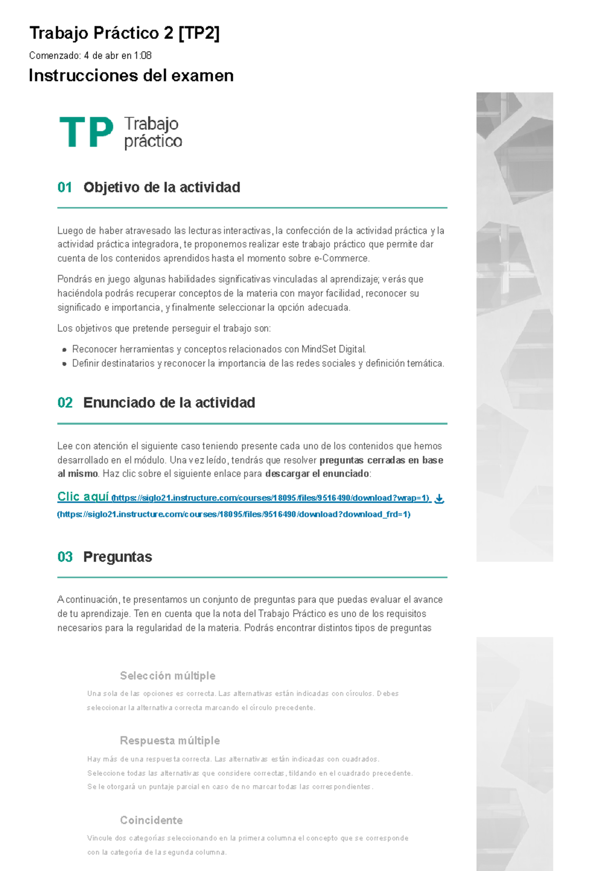 2- TP2 - 81% - Marketing Digital - Trabajo Práctico 2 [TP2] Comenzado: 4 de abr en 1 ...