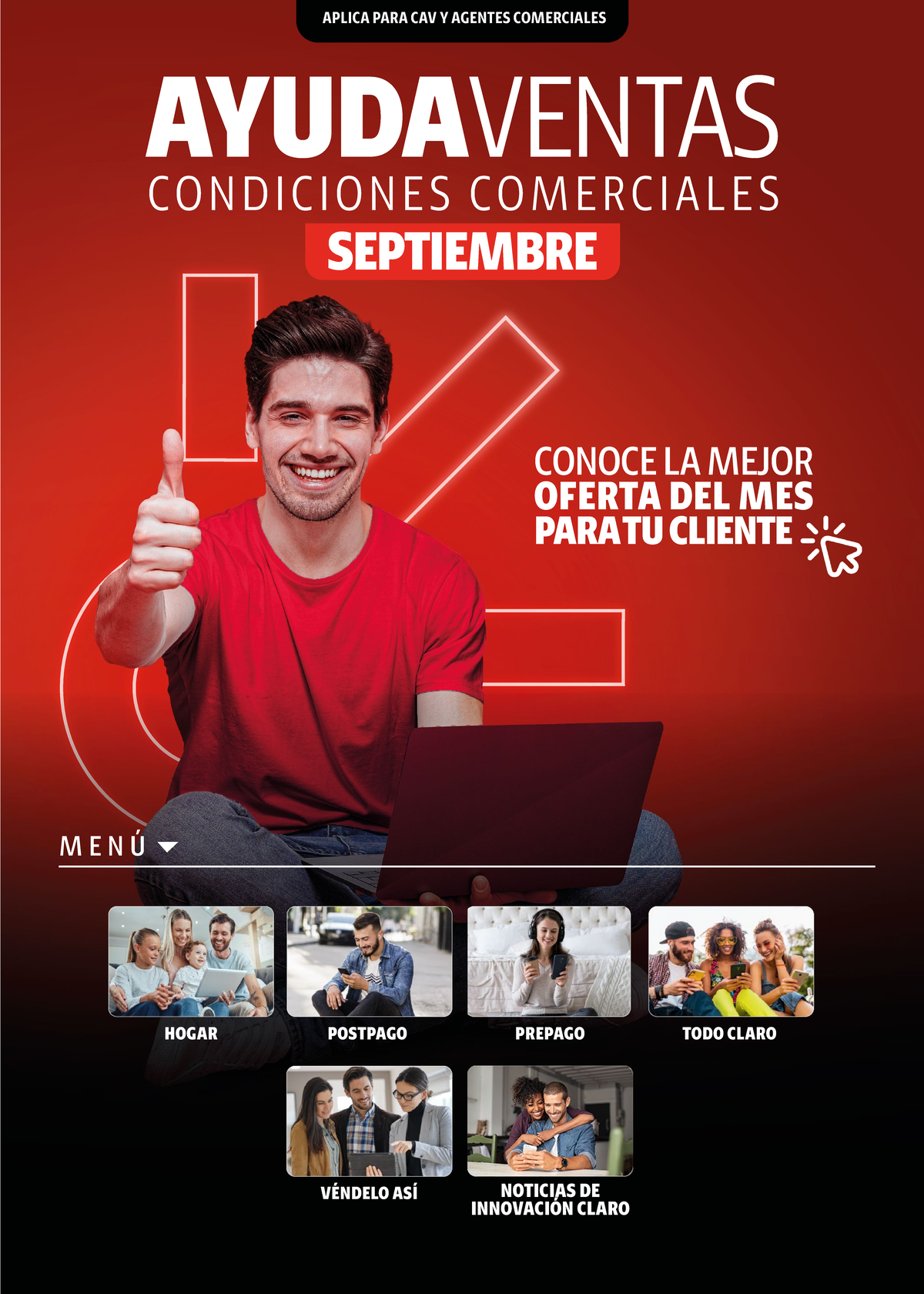 Ayudaventas Masivo Septiembre - AYUDAVENTAS CO NDICIONES COMERCIALES ####### SEPTIEMBRE M E N Ú ...