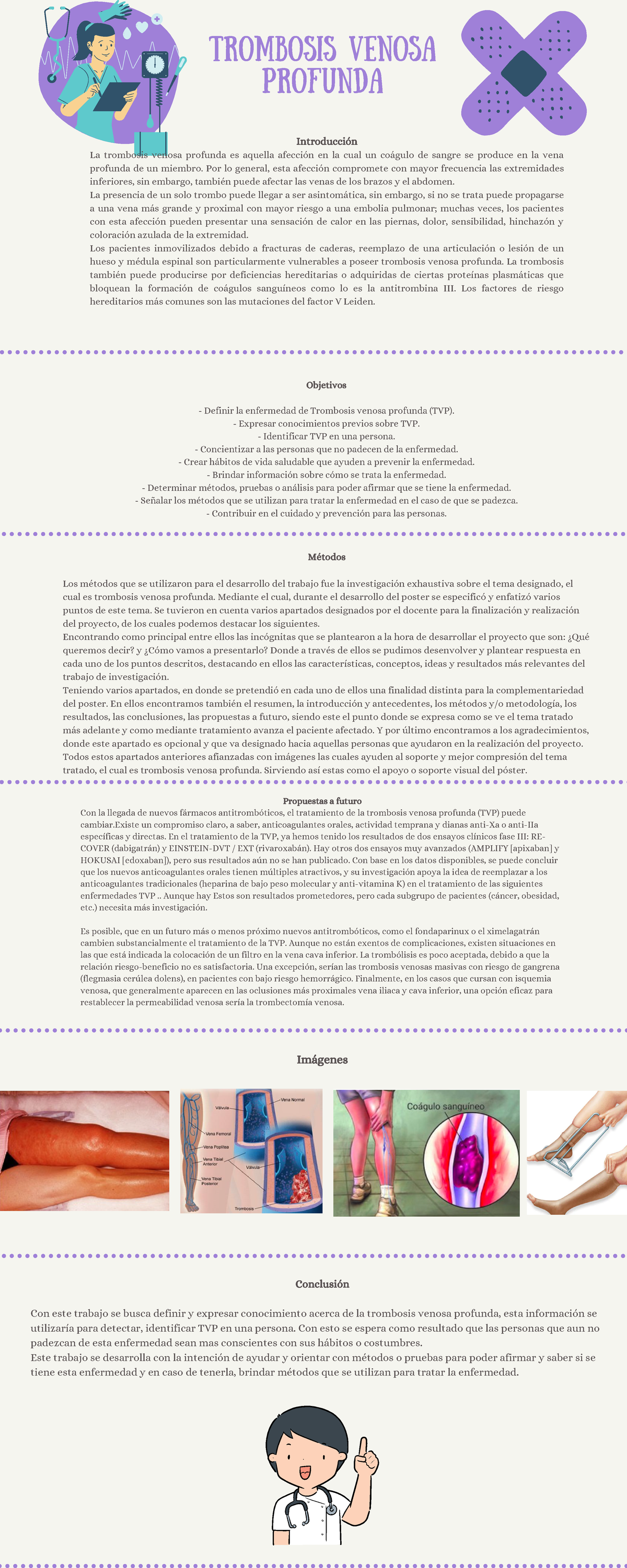 Póster - TROMBOSIS VENOSA - Métodos Los métodos que se utilizaron para ...