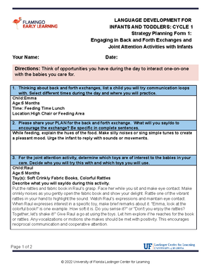 Competency Goal lll - For CDA Lincense - Competency Goal lll To support ...