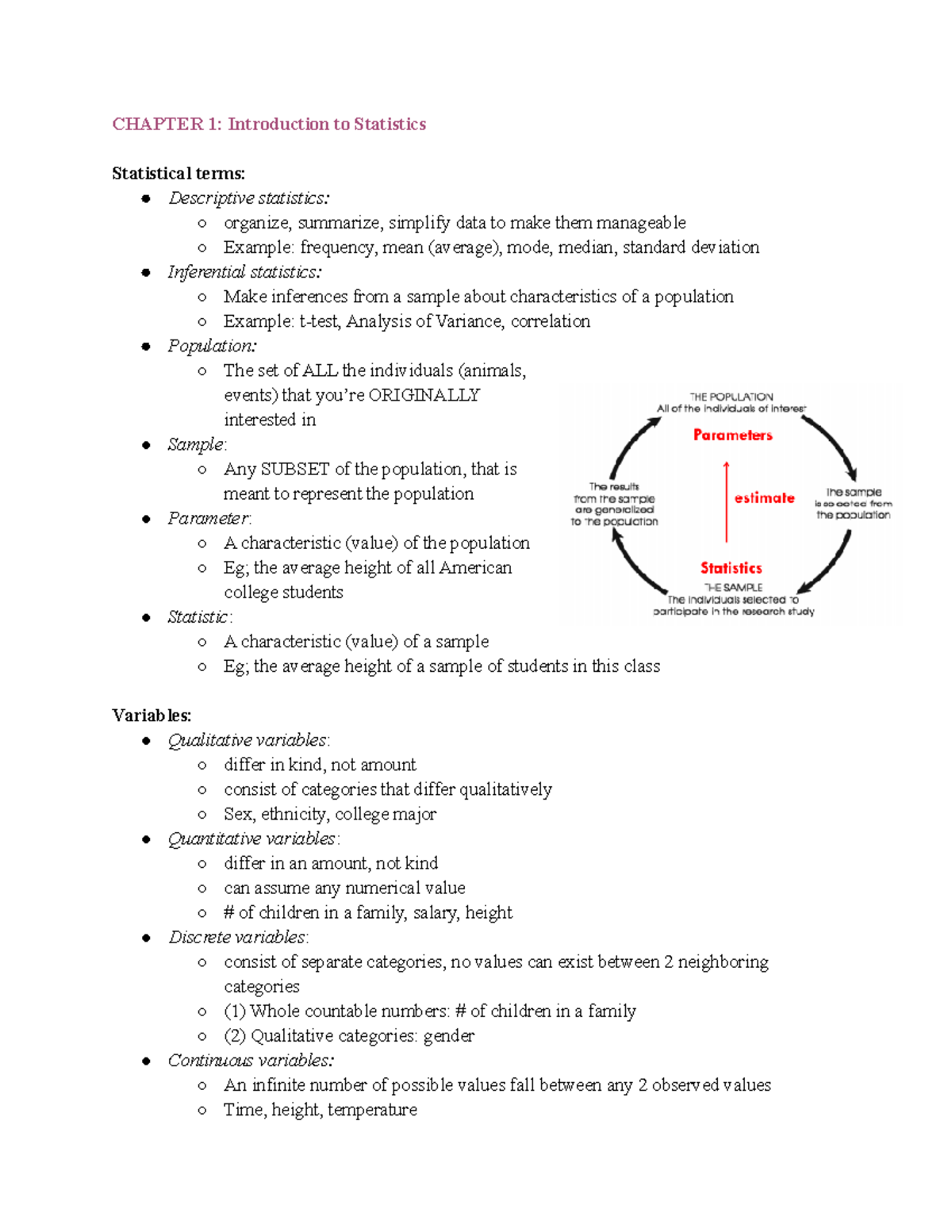 Week 1 (feb 8-feb 12) - Lecture notes 1 - CHAPTER 1: Introduction to ...