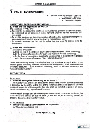 CHAP 9 - CHAPTER SUMMARY - CHAPTER 9 NONCURRENT ASSET HELD FOR SALE AND DISCONTINUED OPERATIONS ...