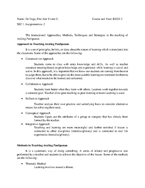 Eapp 2nd quarter exam - TEST ITEMS IN ENGLISH FOR ACADEMIC AND ...