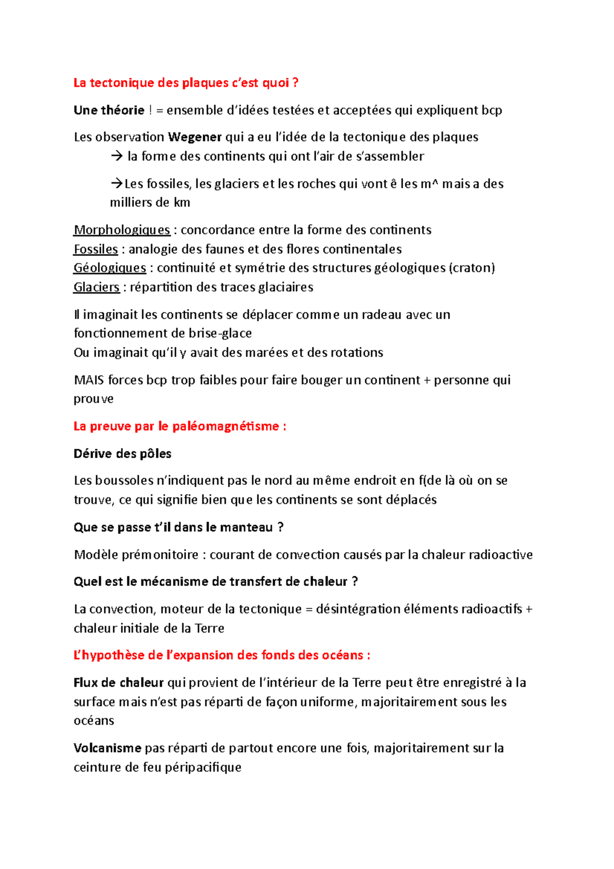 Chapitre 4 - tectonique des plaques - La tectonique des plaques c’est ...