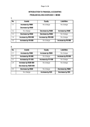 Intro TO FIN ACC Revision Exercises 1 - Page 1 of 3 INTRODUCTION TO ...