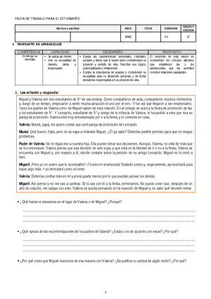 3ro Programacion Anual D.P.C.C - PROGRAMACIÓN CURRICULAR ANUAL DE DESARROLLO PERSONAL ...