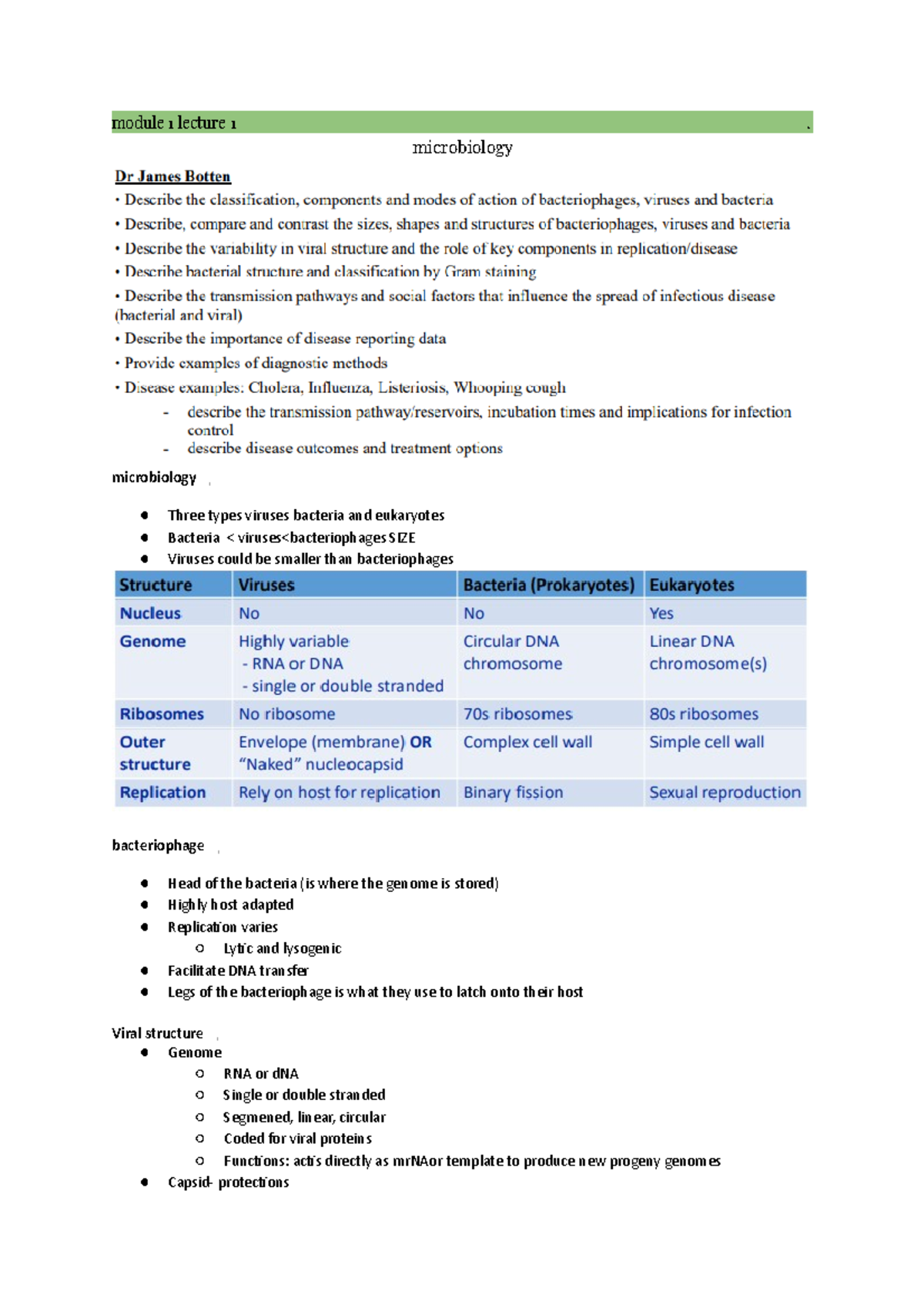 microbiology - module 5 - HAPIAB sem 2 - all lectures - module 1 ...