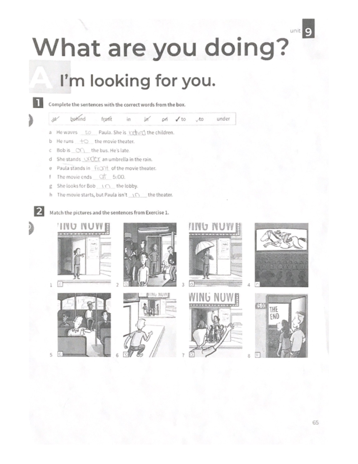 WORKBOOK FOUR CORNERS UNIT 9 Ingl s Intermedio UANL Studocu