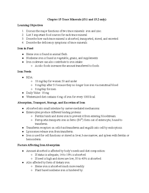Chapter 6 PP Outline - Chapter 6 Lipids Learning Objectives Recognize ...