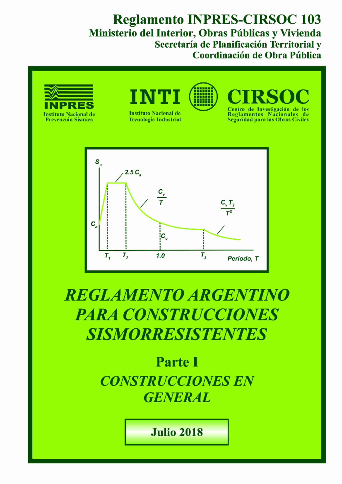 Inpres- Cirsoc-103 Parte I-Reglamento - INPRES Rogert Balet Nº 47 Norte ...