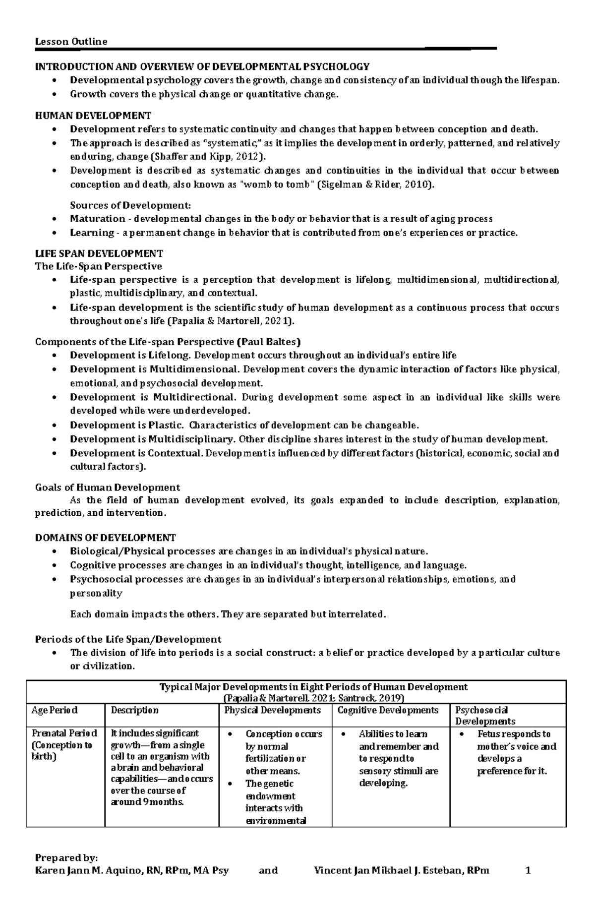 Unit 2 - the growth, change and consistency of an individual though the ...