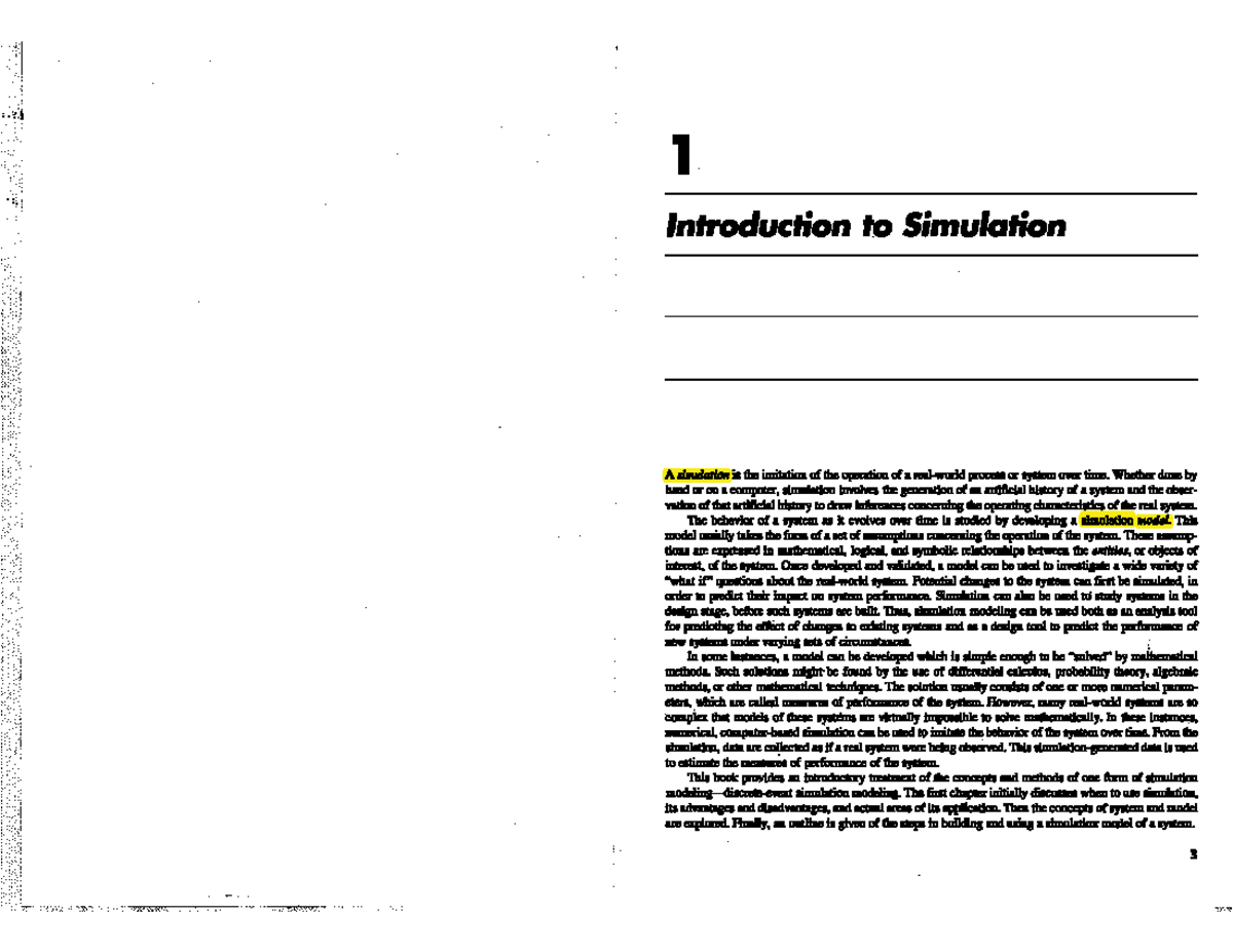 CH1-3 Introduction to Simulation Discrete-event system simulation by ...