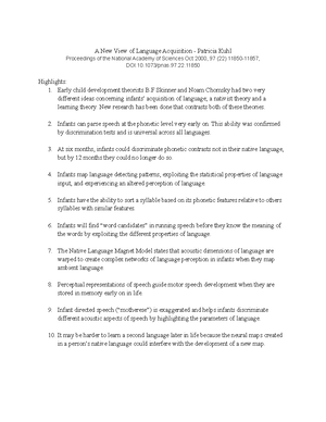 DLD notes - Developing Language Standardized test is norm referenced ...