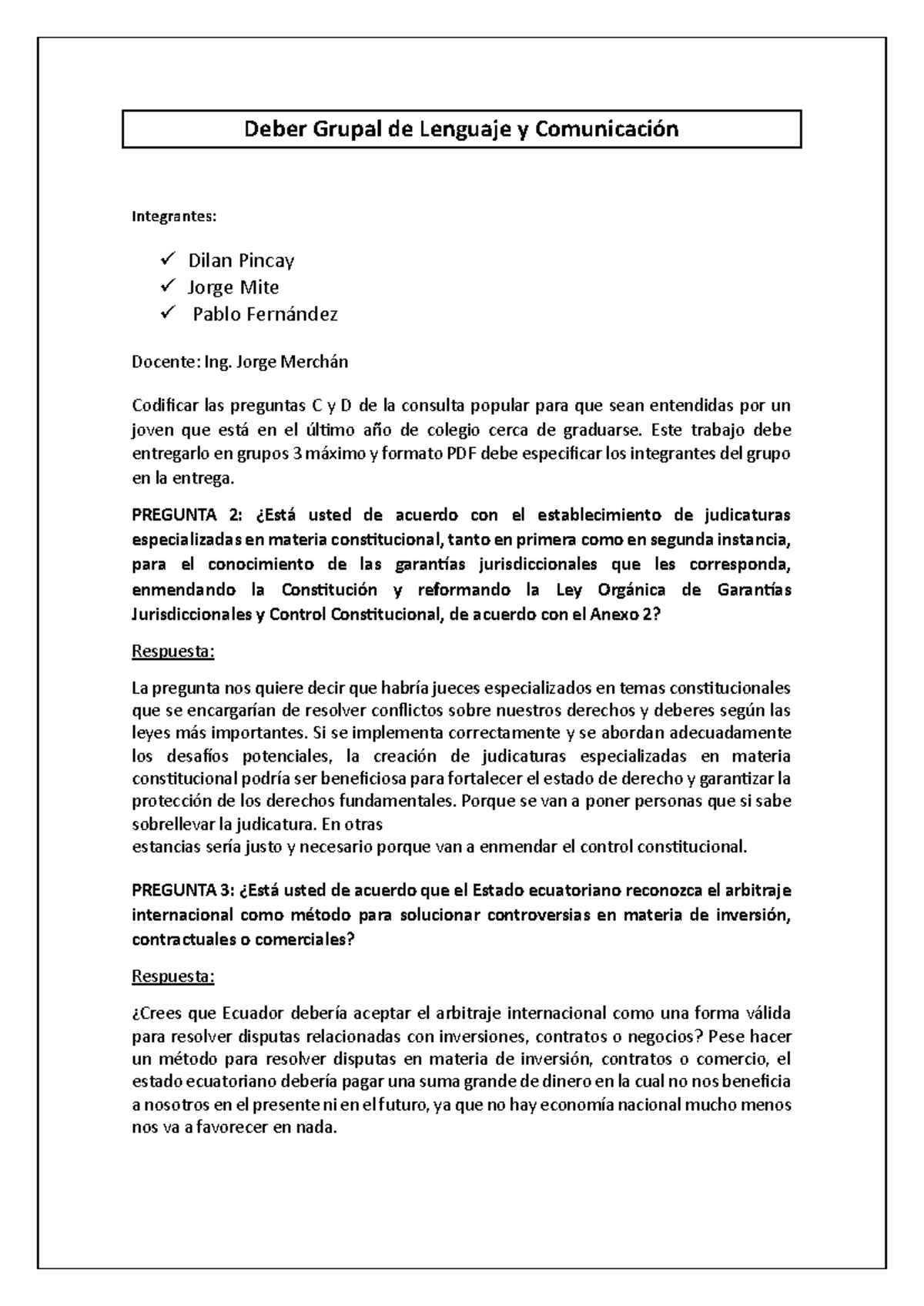 Deber Grupal de Lenguaje y Comunicación Pdf - Deber Grupal de Lenguaje y Comunicación ...
