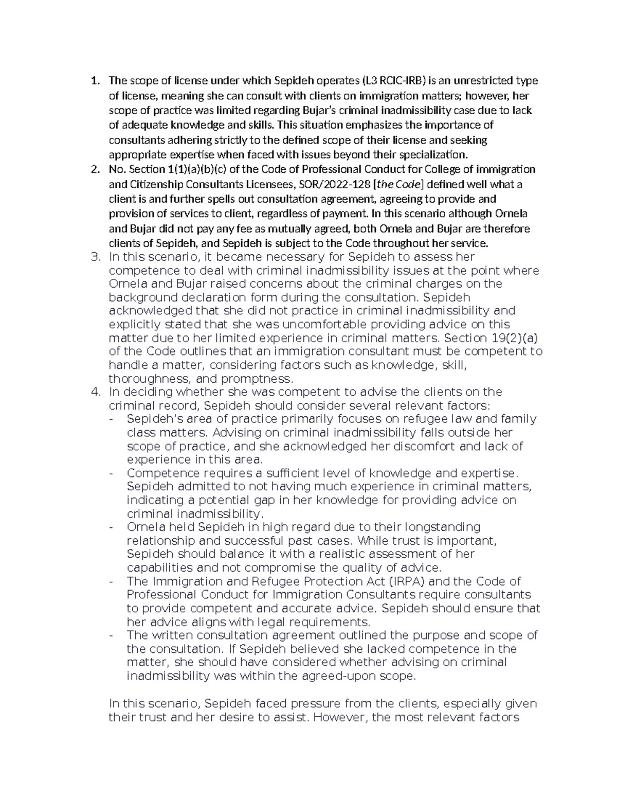 ICL 820 ASSN 2 - ICL 820 ASSN 2 - The scope of license under which ...