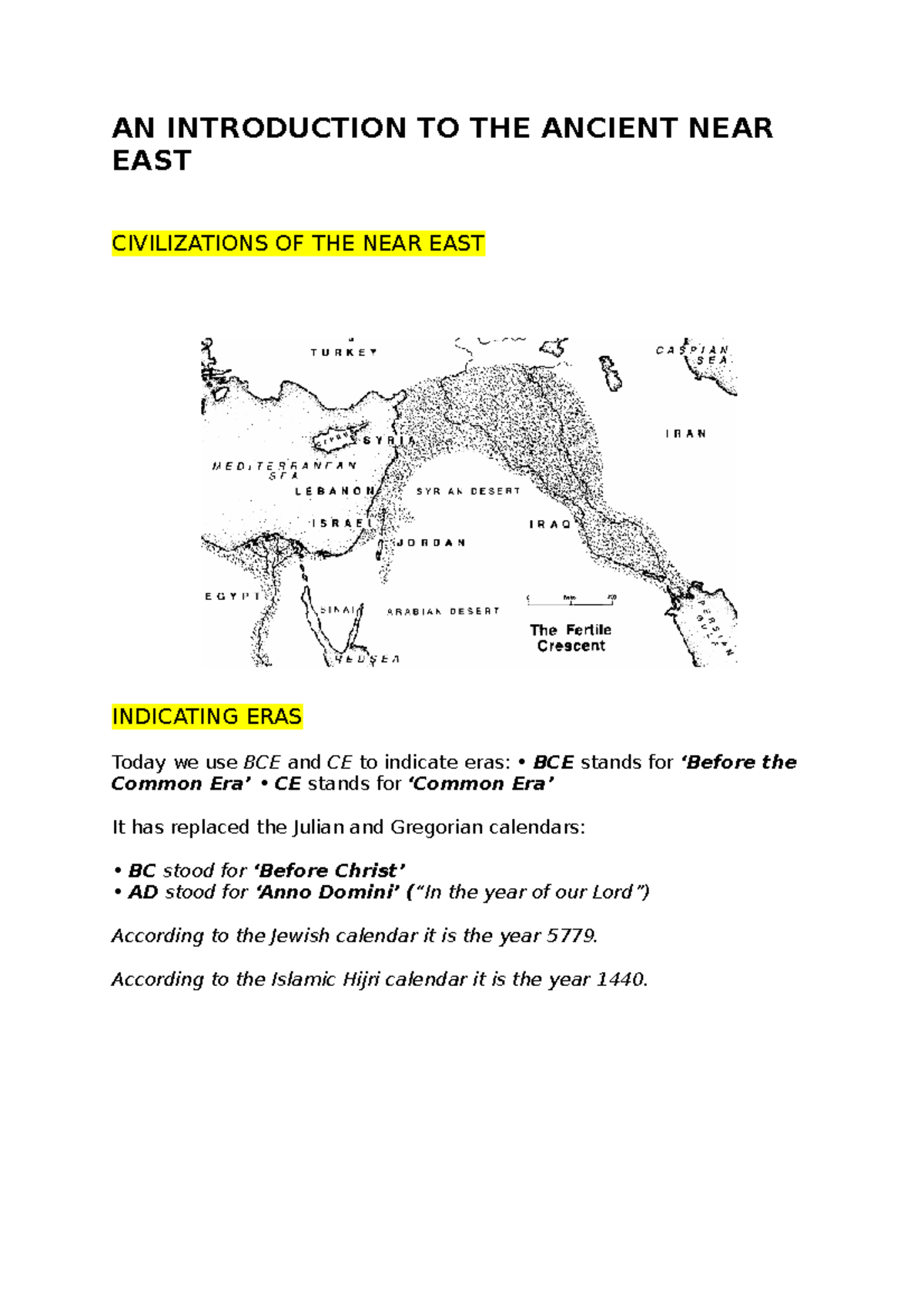 An Introduction To The Ancient Near East - AN INTRODUCTION TO THE ...