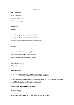 B2 First sample paper 1 Listening - First Listening D251/ Sample Test 1 ...
