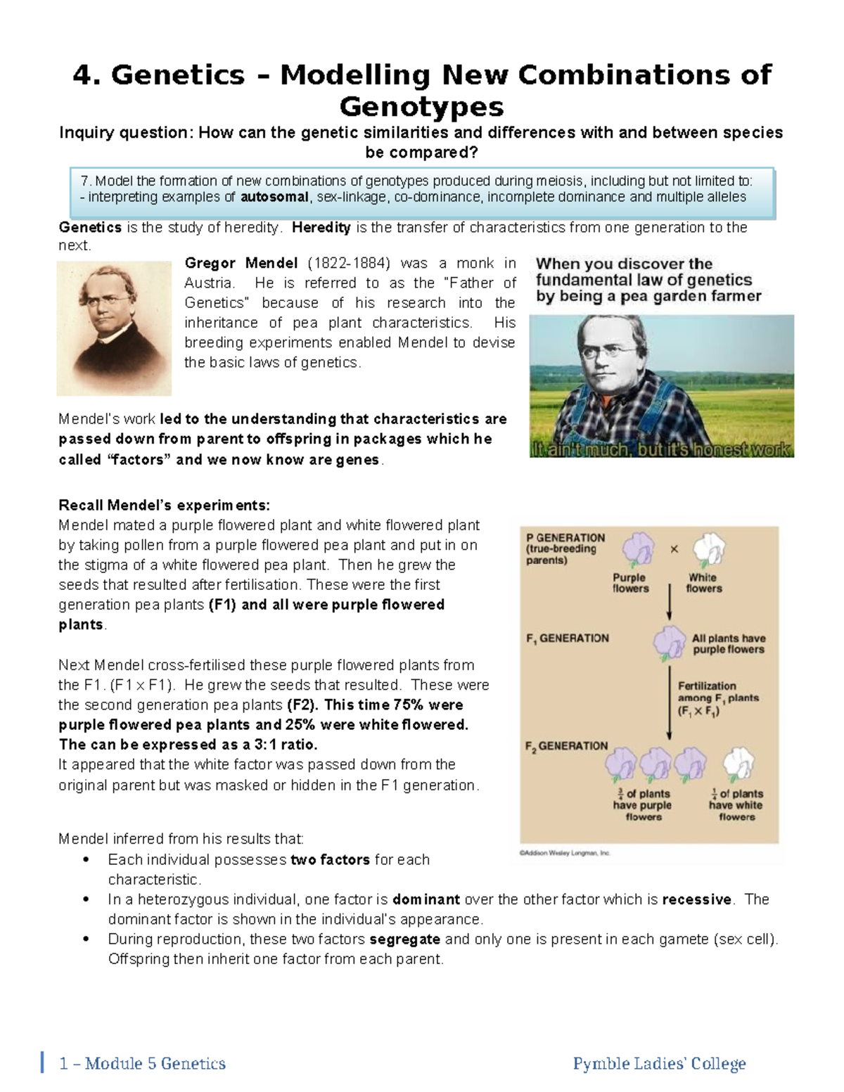 4. Genetics Modelling New Combos 2024 - 4. Genetics – Modelling New ...