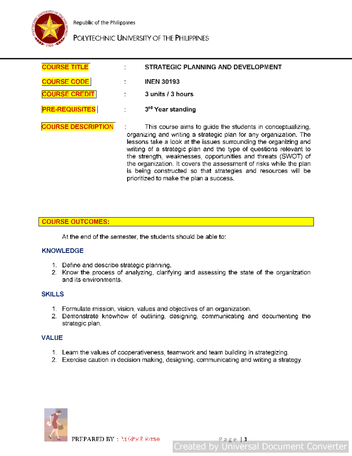 Module 1 SPD - Bachelor of Science in Industrial Engineering - Studocu