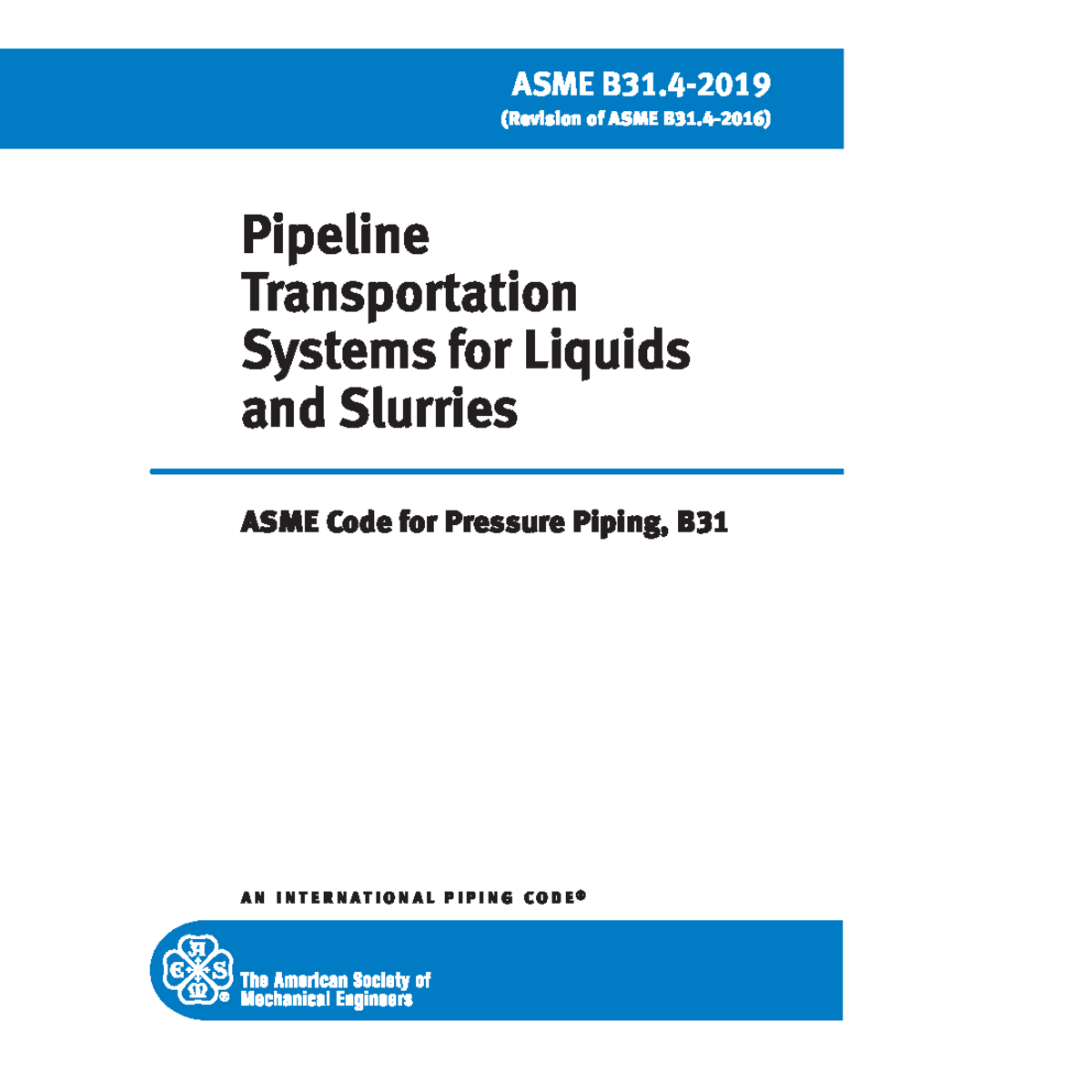 ASME B31 - NORMAS MECANICAS - P i p e li n e Tra n s p o rt a t i o n S ...