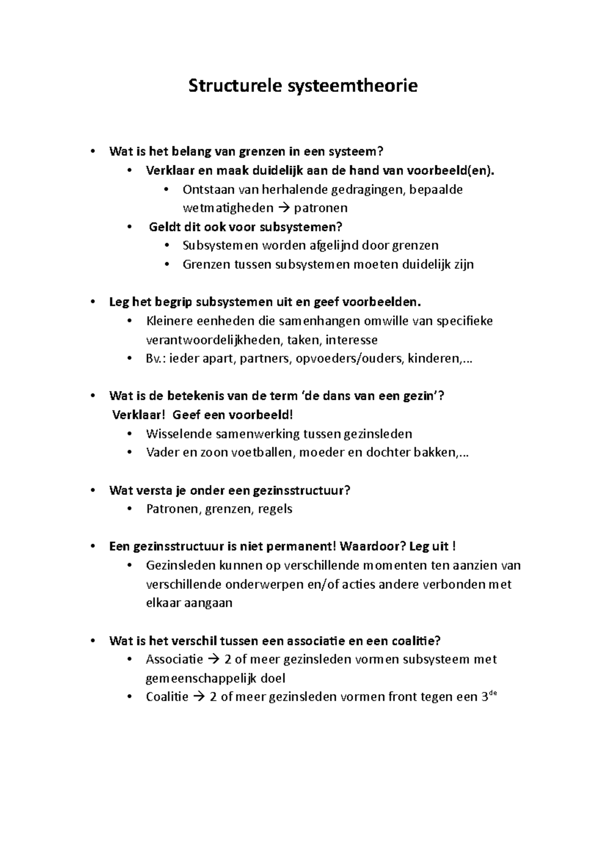 Hoofdstuk 3: Structurele systeemtheorie - Structurele systeemtheorie ...