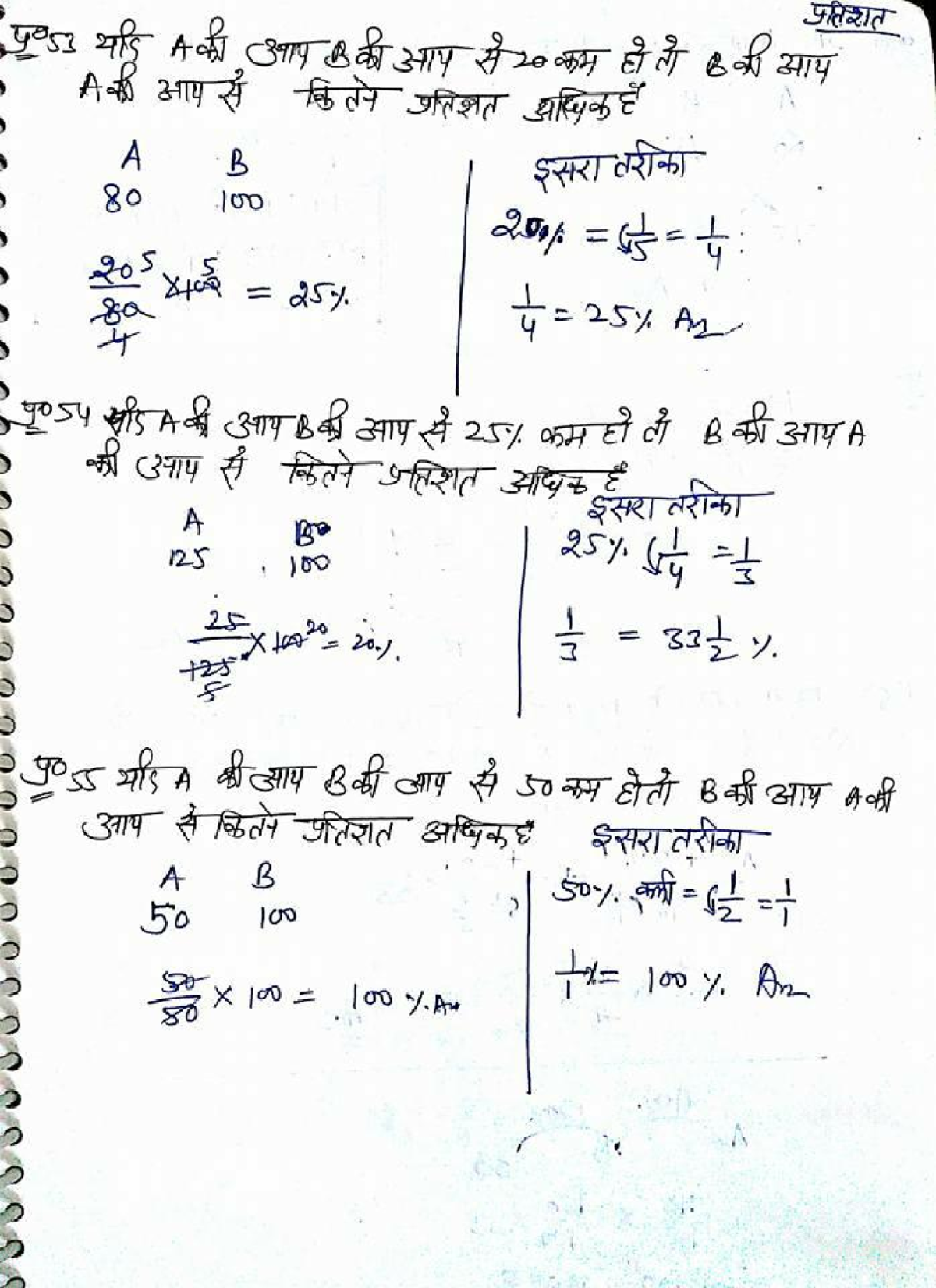 69. Percentage Handwritten Notes Part 2 - Class 1 - Studocu