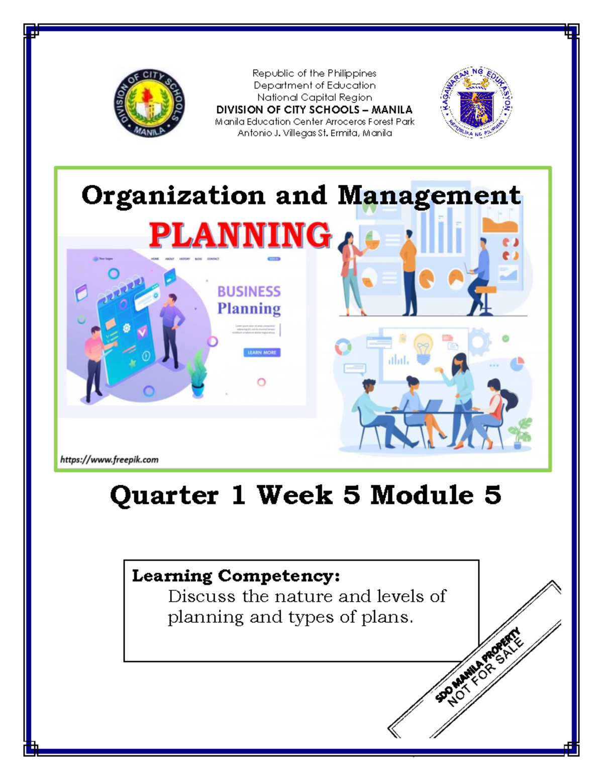 ABM 11 Organization AND Management Q1 W5 Mod5 - Studocu