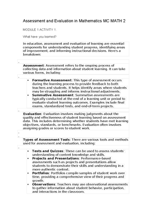 Action Research Module - ACTION RESEARCH ACTIVITIES ACTIVITY: Make an article report about ...