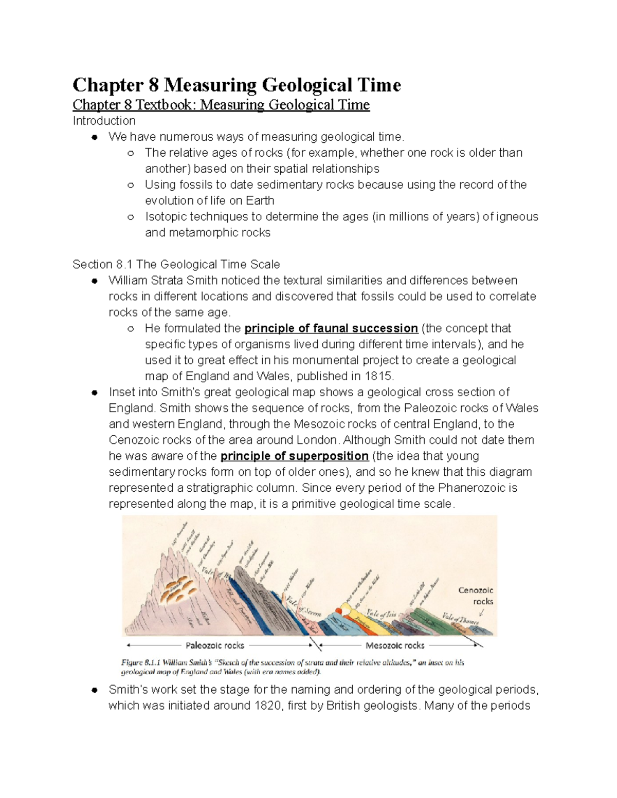 GEO 102 - Chapter 8 - Measuring Geological Time - Chapter 8 Measuring Geological Time Chapter 8 ...