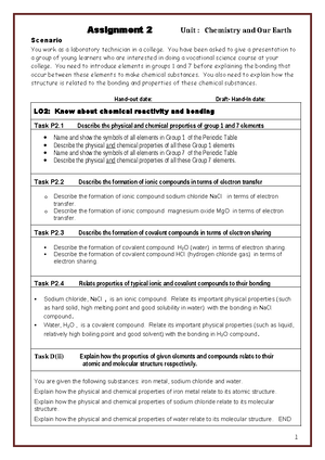 AQA A level Chemistry Revision Checklist - Chemistry Revision Checklist ...